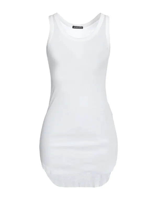 Ann Demeulemeester Cotton And Silk Tank Top - Off White - 71% Off